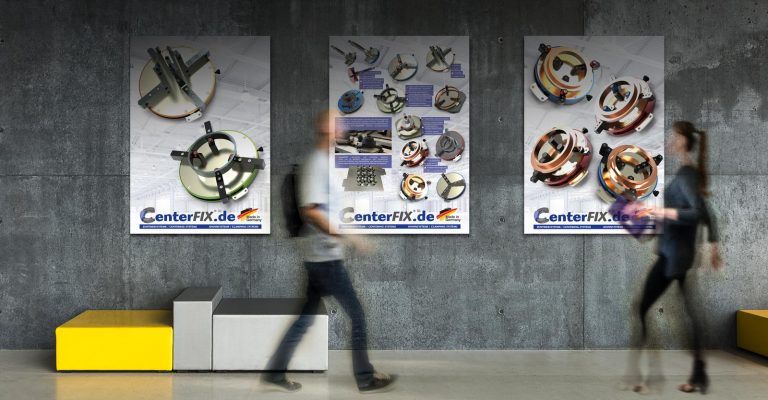 Messe-Poster - CenterFIX GmbH - brandworker - Kreativagentur Schüler